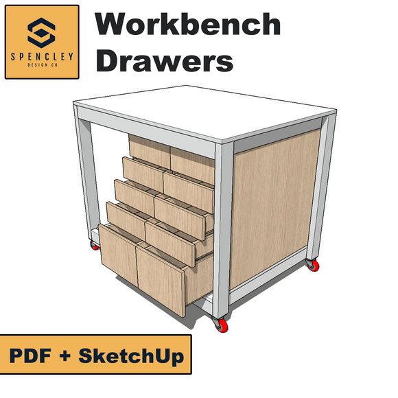 Workbench Drawers - Plans – Spencley Design Co